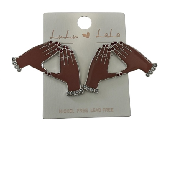 Delta Sigma Theta | Jewelry | Delta Sigma Theta Hand Gesture Earrings ...